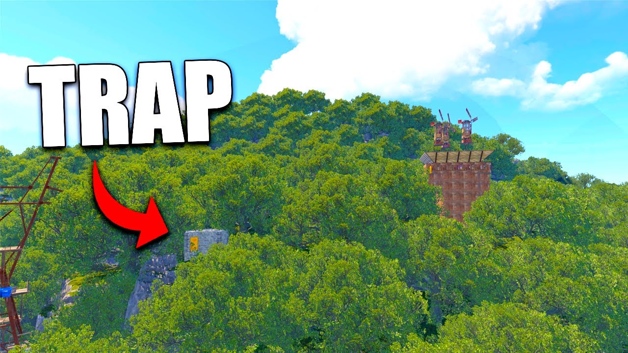 I Built A Cozy Forest Trap Base in Rust... - YouTube