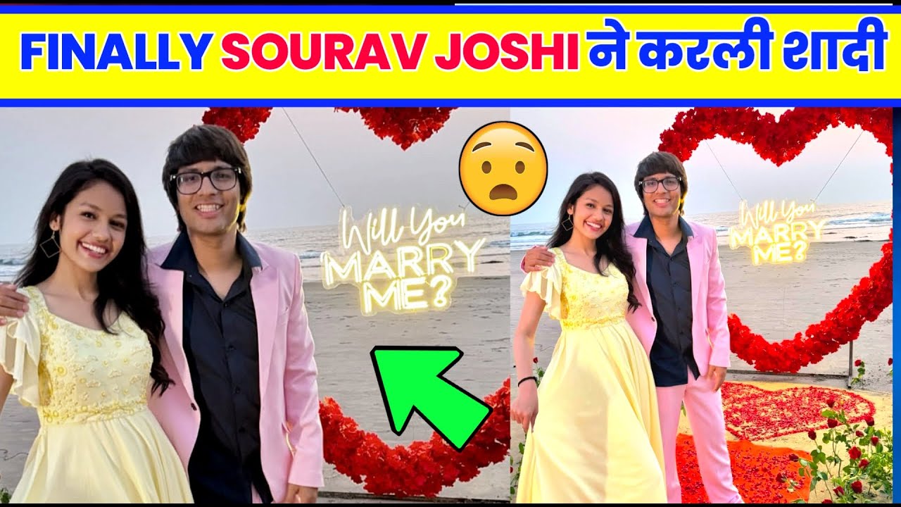 😍 ️Sourav Joshi Vlogs Ne karli Shadi । Sourav Joshi Marriage with Priya ...