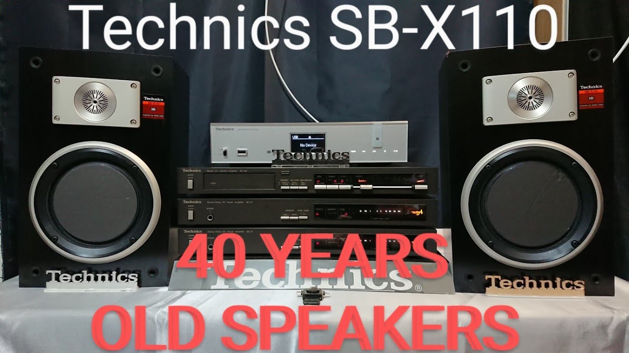 Technics SB-X110 40 Years Old Speakers 001 - YouTube