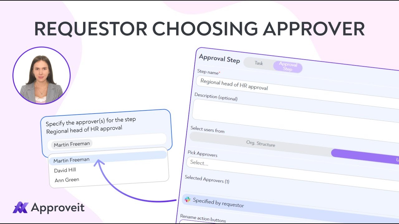 New feature: Requestor choosing approver - YouTube