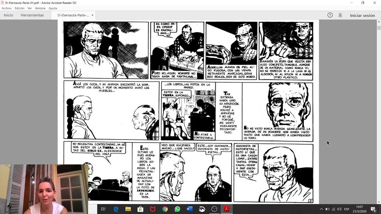Lectura de "El Eternauta" de Héctor G. Oesterheld. Parte 1 - YouTube