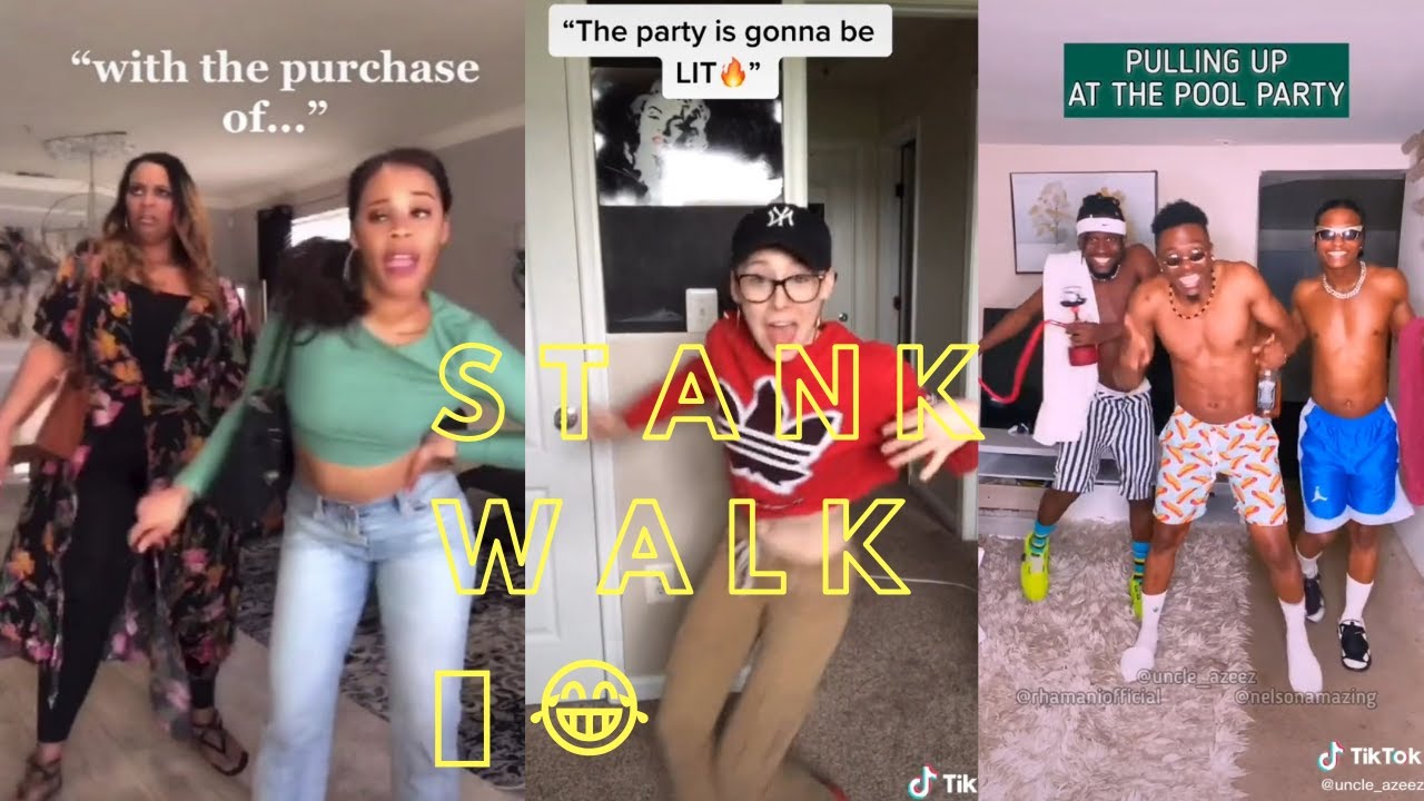 Stank walk challenge tiktok Compilation 🤣😂 #stankwalk - YouTube