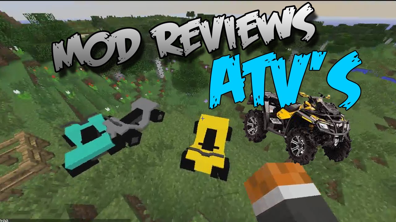 Minecraft- Mod Reviews: ATV's - YouTube