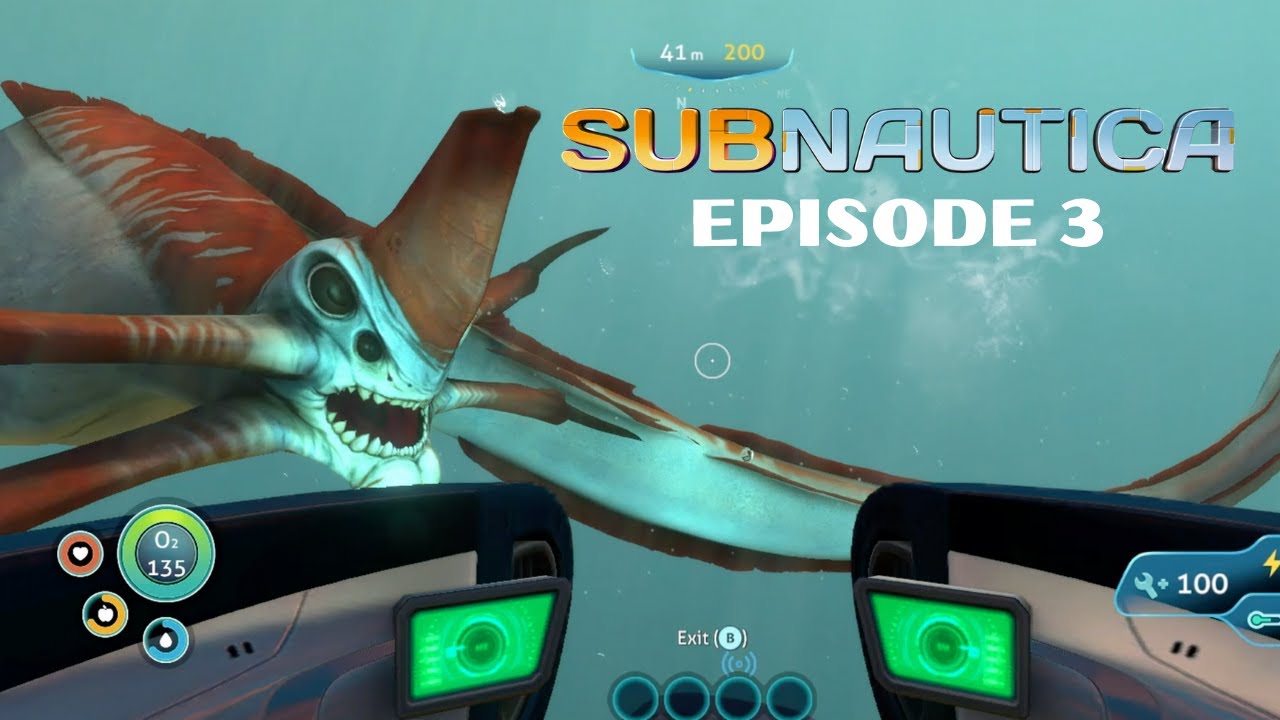 SUBNAUTICA|S1E2| WENT TO THE AURORA| CYCLOPS & PRAWN SUIT FRAGMENTS ...