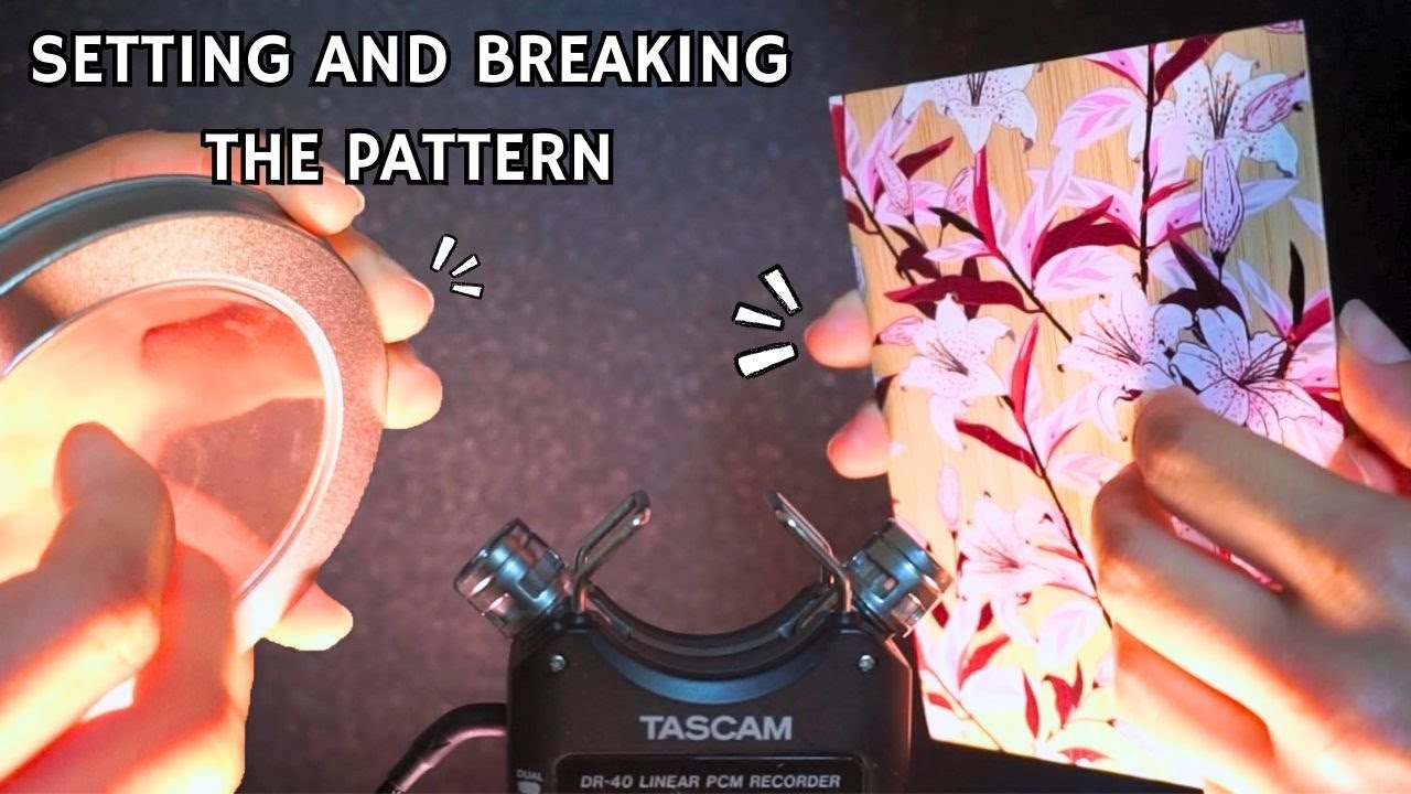 ASMR Setting and Breaking the Pattern (with Fast Tapping) - NO TALKING - YouTube