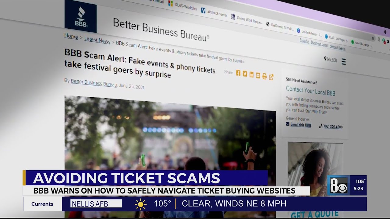 BBB warns festival goers of fake events, phony tickets - YouTube