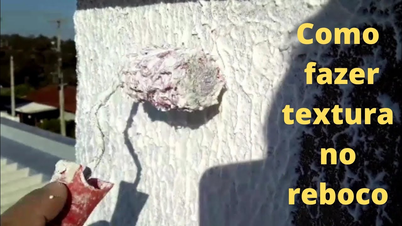 Fiz um vlog,Como fazer textura direto no reboco - YouTube