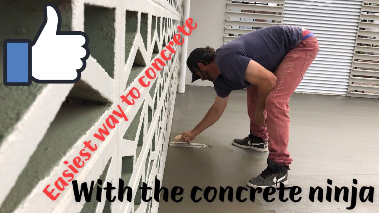 Easy way to learn how to concrete 4 of 4 - YouTube