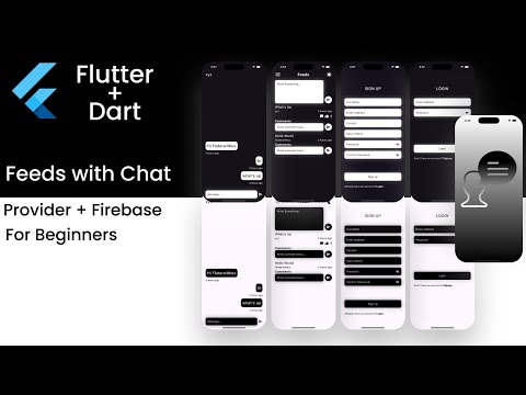 Feeds App With Chat For Beginners | Flutter | Dart | Provider | Firebase | Episode 3 - YouTube