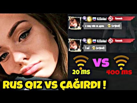 Rus Qız VS’ Ə ÇAĞIRDI ! ŞEYX  - PUBG MOBİLE