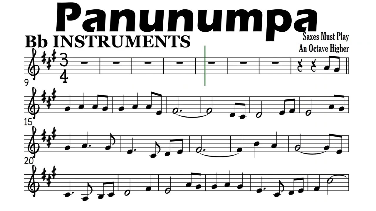 Panunumpa Carol Banawa Bb Instruments Sheet Music Backing Track Play ...