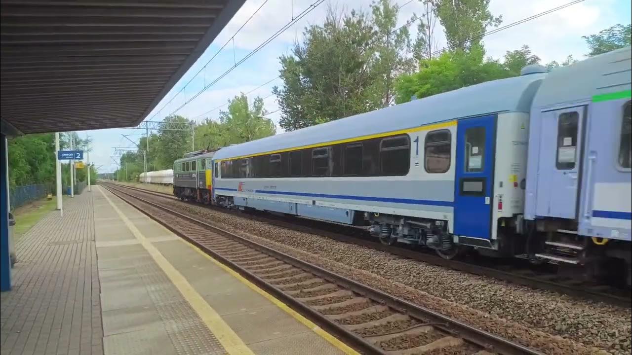 EP07-442 Przelot przez Tarnów Opolski. | Kolejowe Kadry. - YouTube