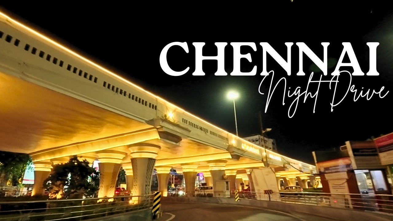 Chennai Night Drive | City Downtown [4K] - YouTube