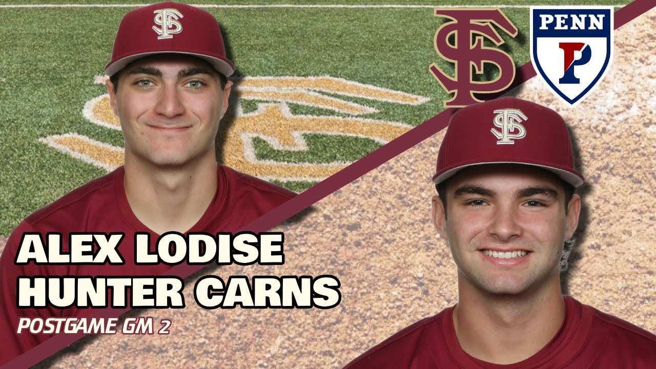FSU Baseball | Alex Lodise, Hunter Carns on 9-3 Florida State win over ...