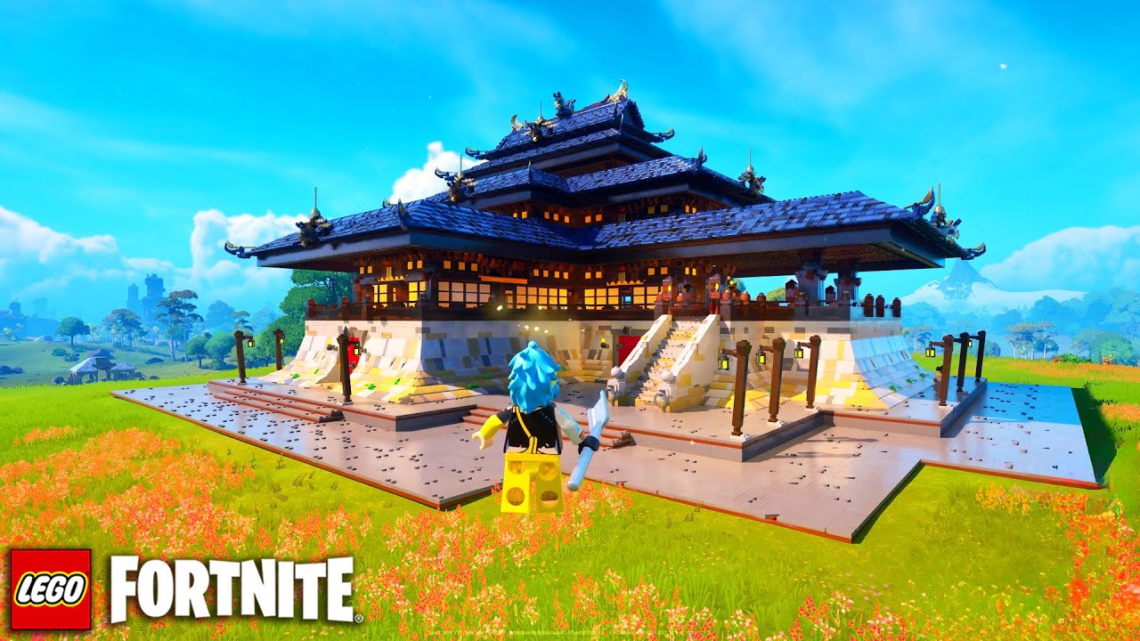 Lego Fortnite Builds: How to build a mansion | Tutorial Step-by-step ...