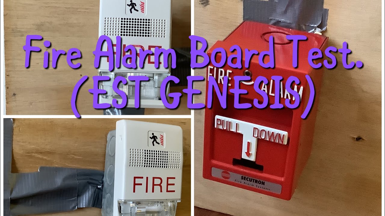 Fire Alarm Board Test. (EST GENESIS) - YouTube