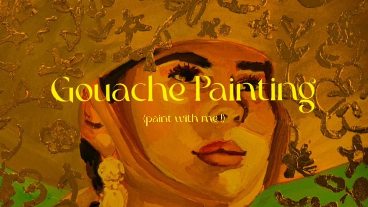 Gouache Painting ( a paint with me !) - YouTube