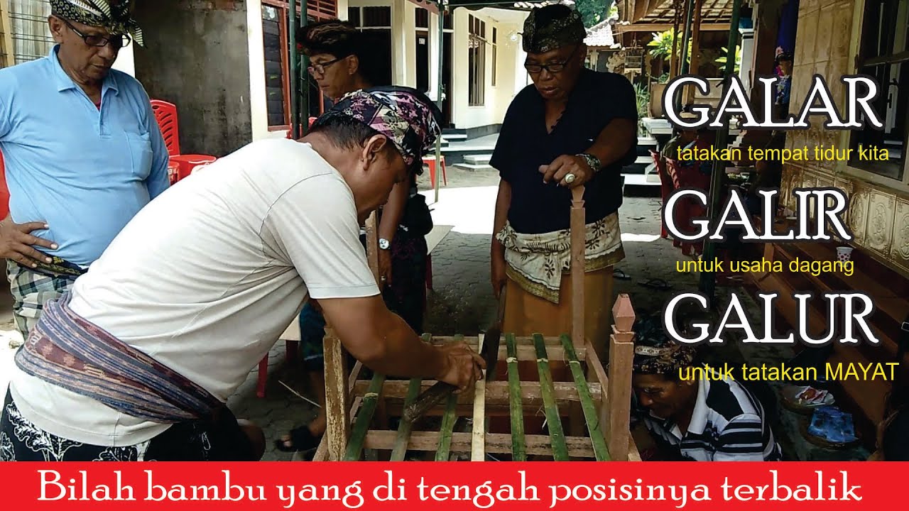Galar, Galir, Galur tak sekadar bilah bambu - YouTube