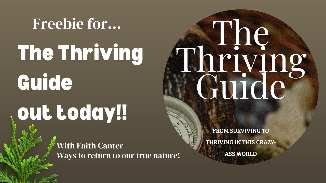 Thriving Guide out today - Plus Freebie! - YouTube