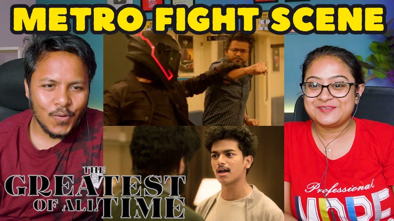 GOAT Full Movie Reaction | Metro Fight Scene | Part 4 - YouTube