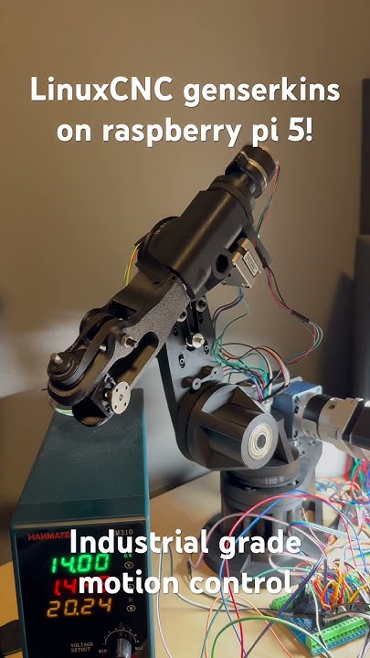 LinuxCNC on raspberry pi 5 genserkins - YouTube