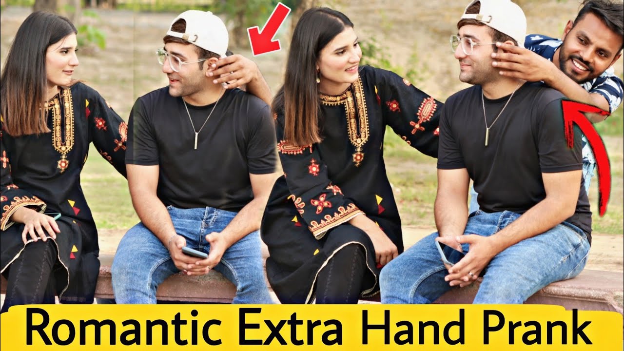 Romantic Extra Hand Prank@crazycomedy9838 - YouTube