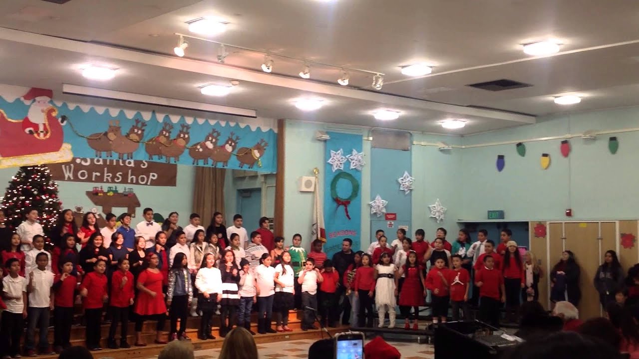 Lassen elementary 2014 christmas performance - YouTube