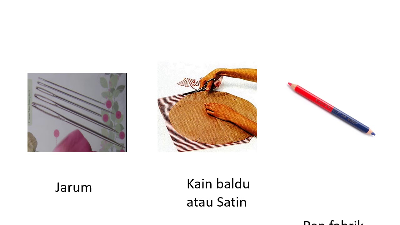 Alatan Dalam Seni Sulaman Reben - YouTube