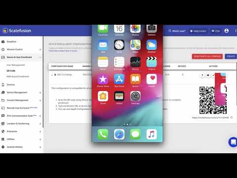 Scalefusion MDM Enrollment on iOS 12.2 and above - YouTube