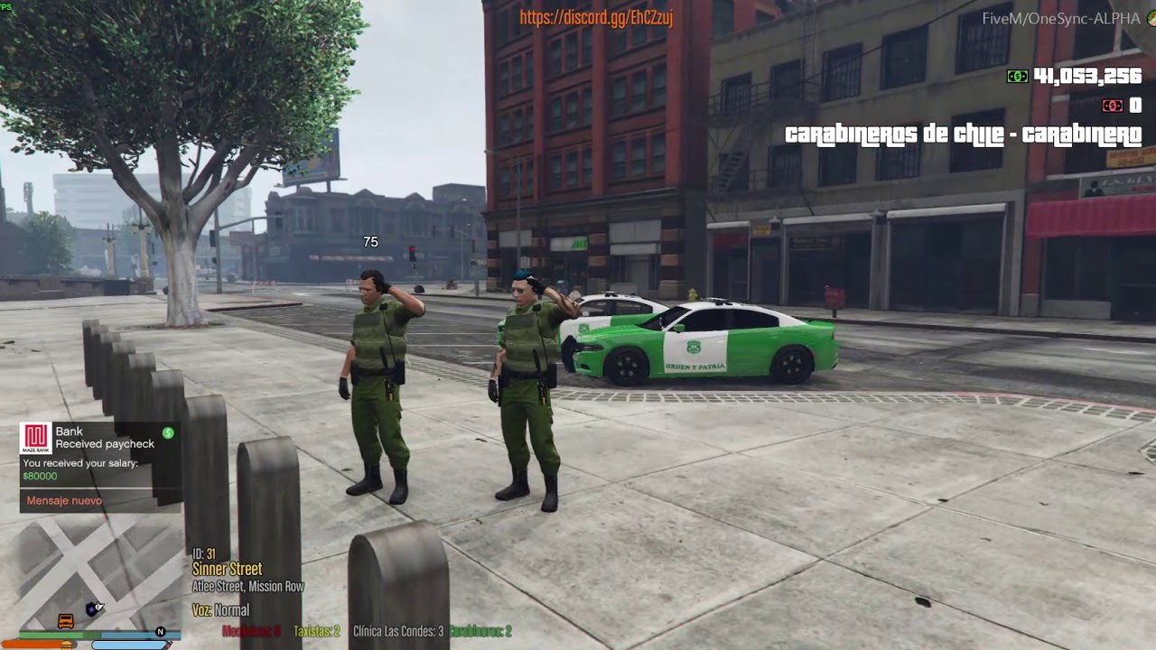 FiveM CHILE CHILE VENDETTA RP 🚑 CLINICA LAS CONDES 🚑 🚔 CARABINEROS 🚨 ☠️ ...