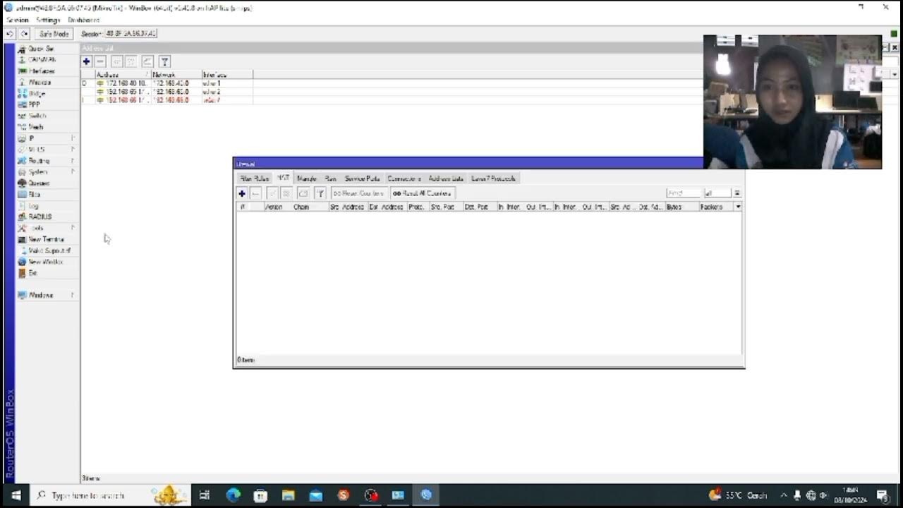 Praktikum mikrotik di winbox - YouTube