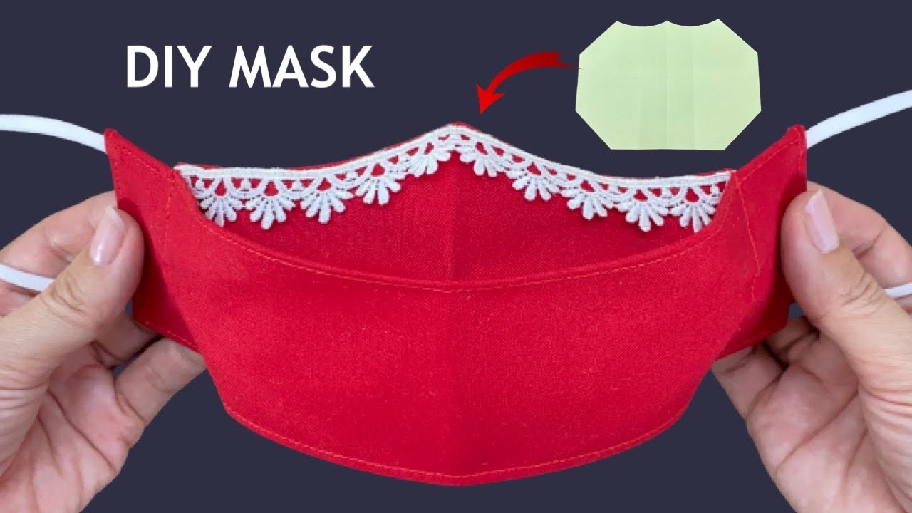 New Style! Cute Lace Face Mask! Diy Breathable Mask No Fog On Glasses ...