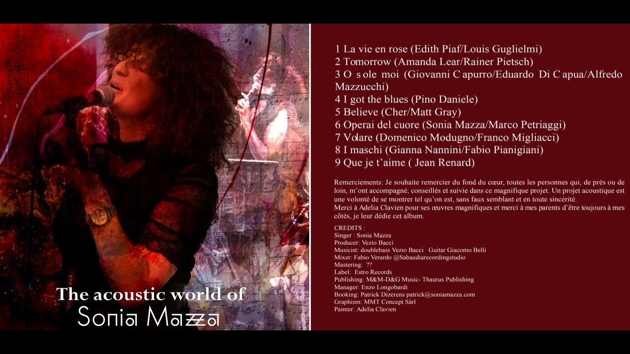 Adelia Pop Art artworks for "Acoustic world" album from Sonia Mazza ...