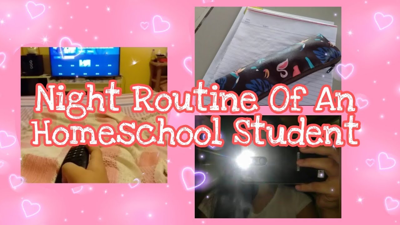 Night Routine of an Homeschool Student // Aesthetic Vlog //Lindsay ...