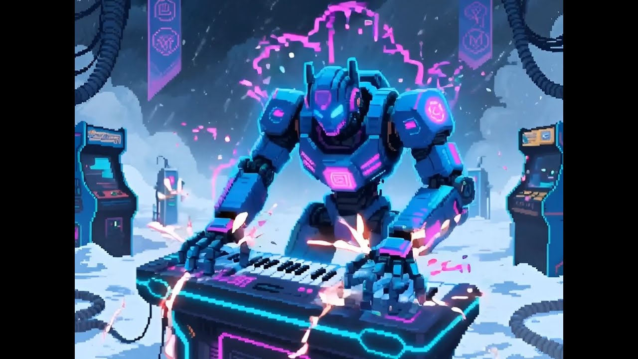 This Robot Just Discovered Coffee Exists || Chiptune • 8-Bit ...