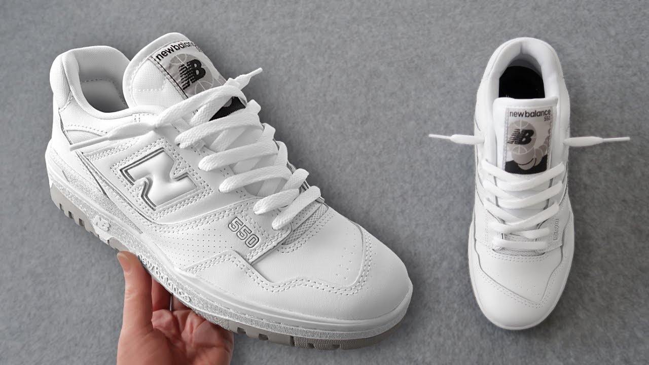 HOW TO LOOSELY LACE NEW BALANCE 550 - Easy Loose Lace Tutorial - YouTube
