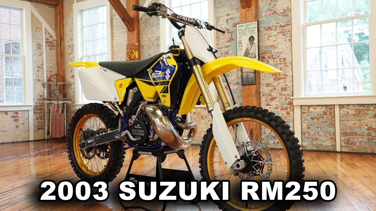 2003 SUZUKI RM250 KAPLAN AMERICA FULL FRAME OFF PRIVATEERS WORKS ...