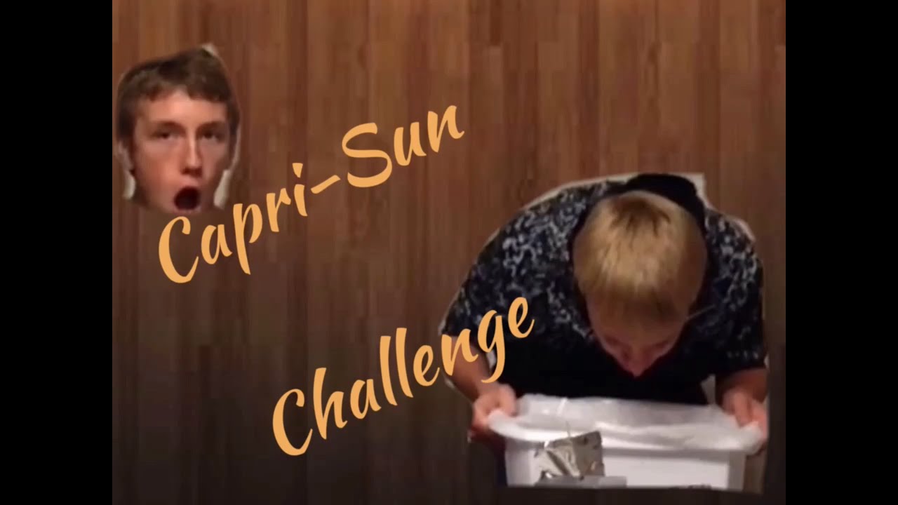 Capri-Sun Challenge!! (FUNNY) - YouTube