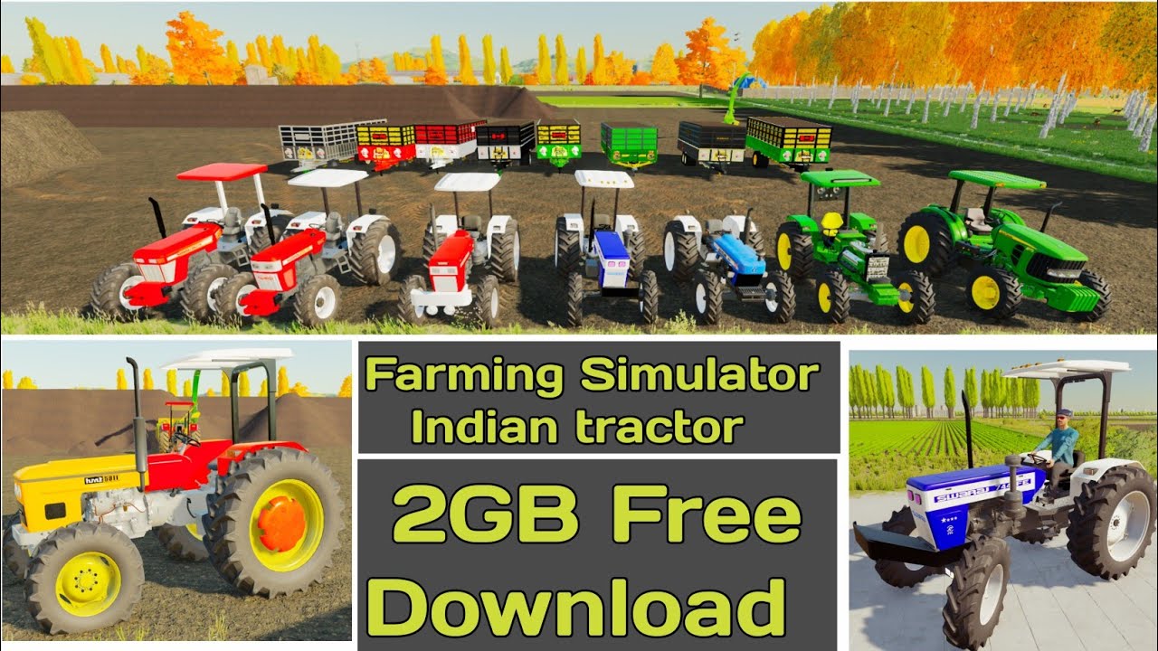 Farming Simulator Indian Tractor Game Download || #gaming #fs22 #fs25 # ...