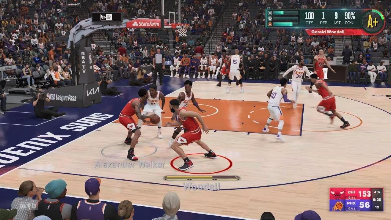NBA 2K23 Look at this corner angle shot !!! - YouTube