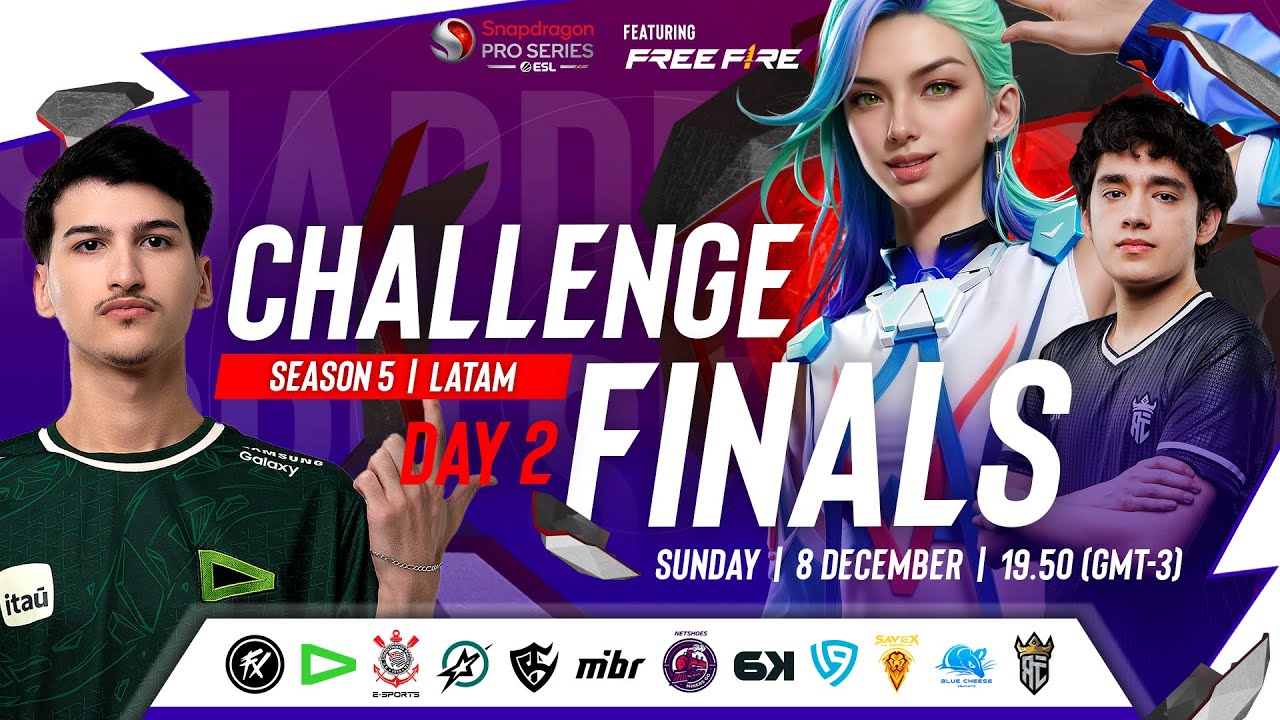 Free Fire Challenge Finals Day 2 | Season 5 | LATAM - YouTube