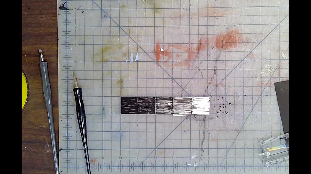 Scratchboard Value Scale - YouTube