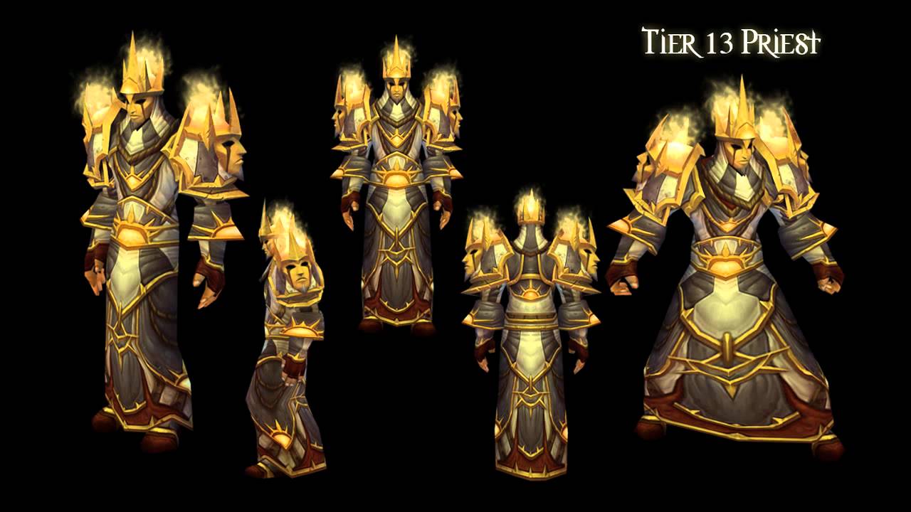 World Of Warcraft Tier 13 Armour sets (all classes -dk) patch 4.3 - YouTube