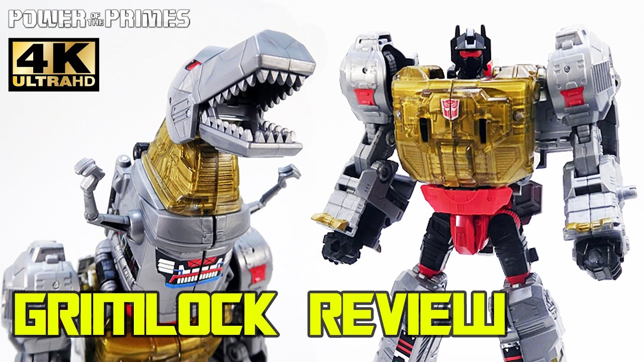Voyager Class GRIMLOCK POWER OF THE PRIMES Video Review - YouTube