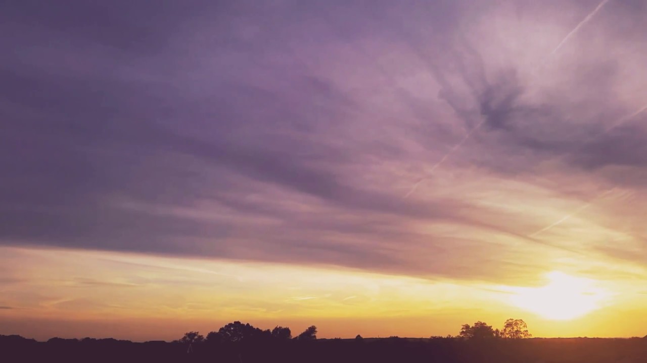 Beautiful and Peaceful Sunset Tonight - Time Lapse - YouTube