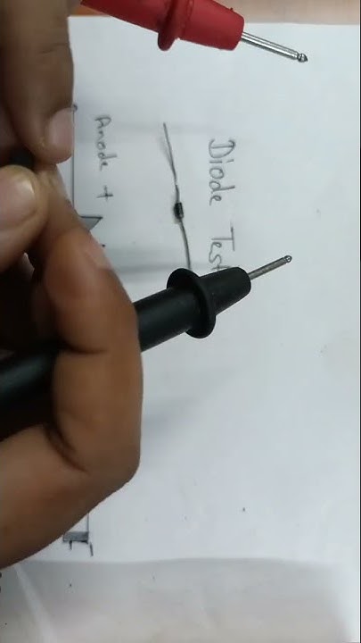 How to check Diode by using Multimeter - YouTube