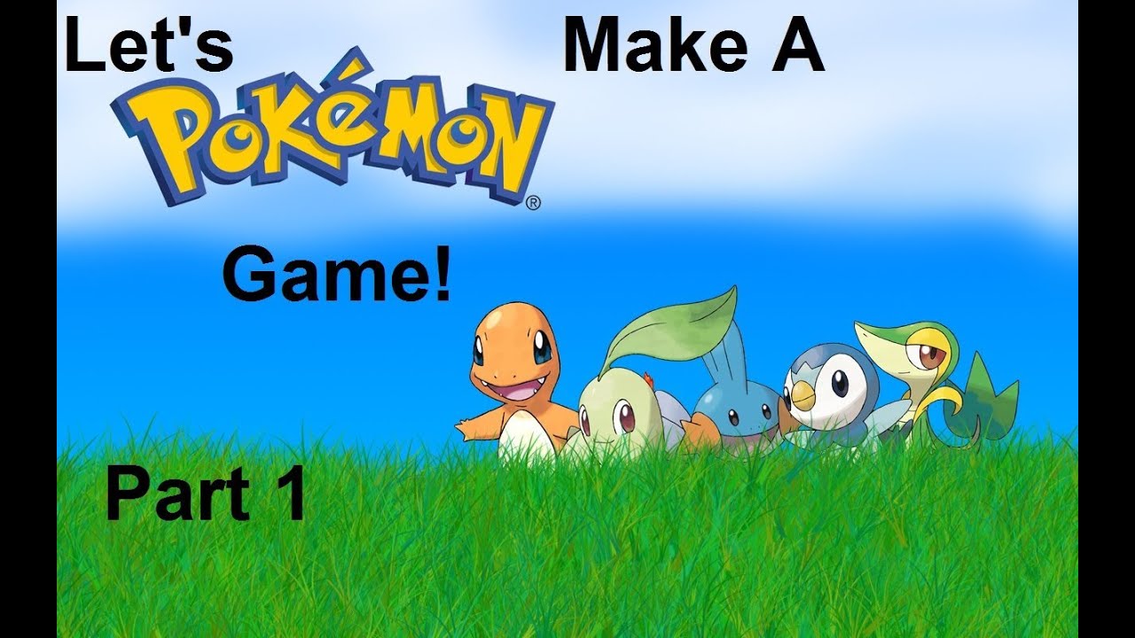 Let's make a Pokémon Game! Part 1 "Our First Town" - YouTube