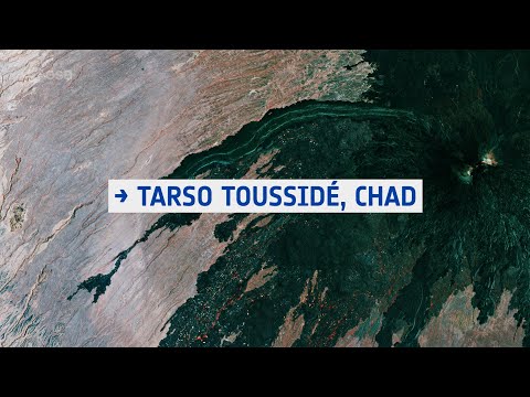 Earth From Space: Tarso Toussidé Volcanic Massif - YouTube