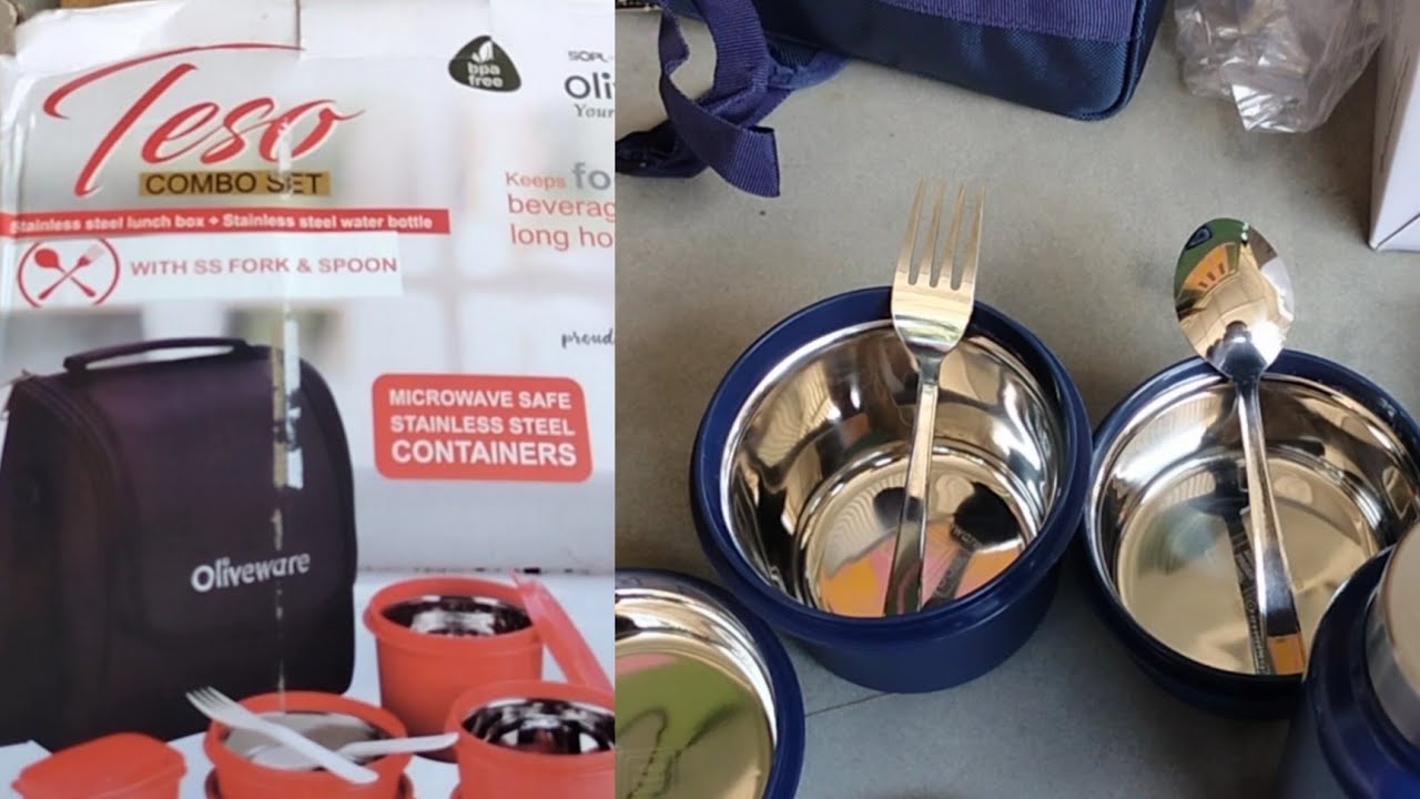#Oliveware#Tiffin#Box#Unboxing - YouTube