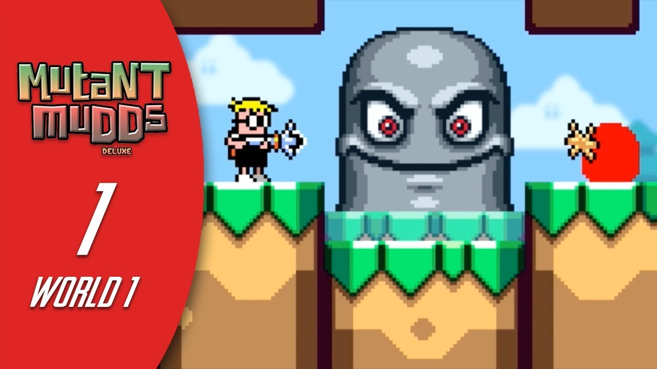 Mutant Mudds Collection - Mutant Mudds Deluxe - World 1 [Nintendo ...